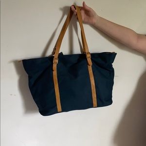 Hearth & Hand | Bags | Large Blue Tote Bag | Poshmark